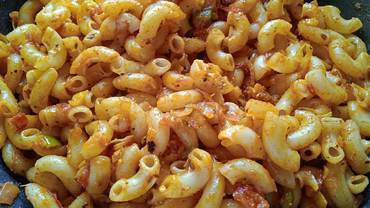Indian Style Macaroni Pasta Recipe | Masala Pasta Recipe | Masala ...