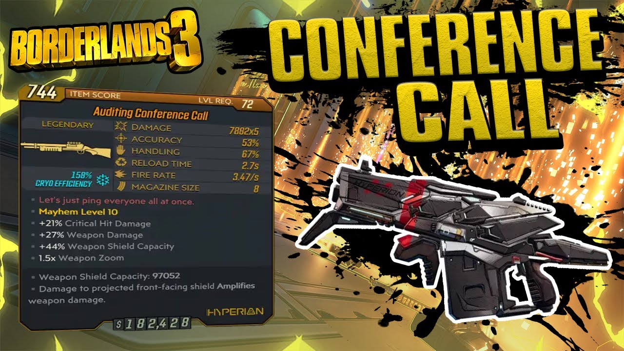 BORDERLANDS 3 | *Conference Call* Legendary Farming Guide - YouTube