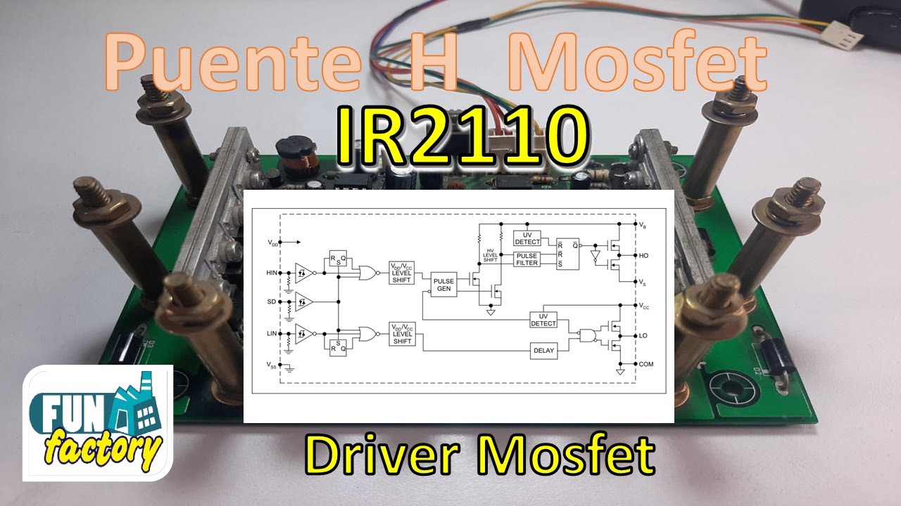 Driver para mosfet ir2110 - YouTube