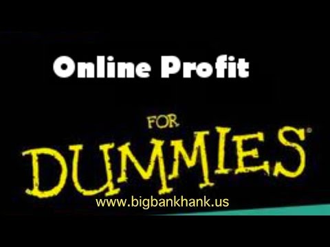 ONLINE PROFIT FOR DUMMIES - YouTube