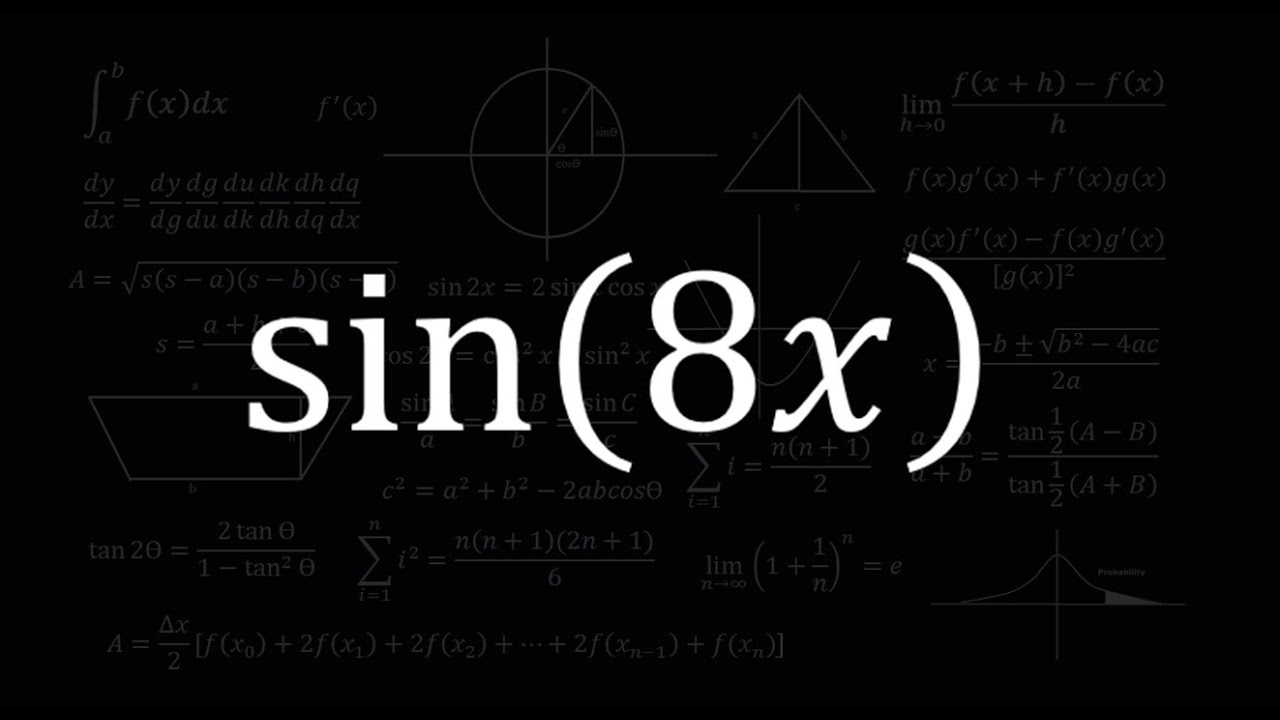 Express sin(8x) in terms of sin(x) and cos(x) - YouTube