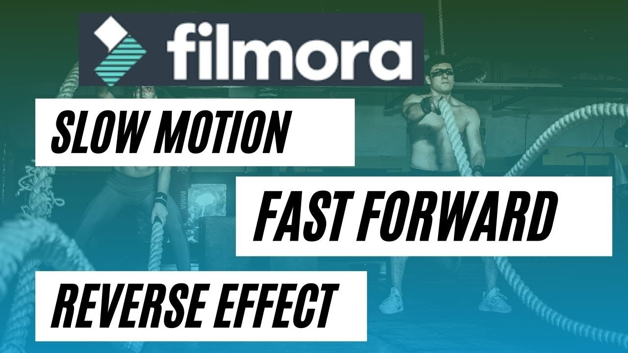 Fast slow motion reverse video effect in filmora 9 in bangla - YouTube