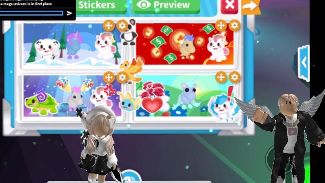 Roblox Adopt Me: Tutorial on how to turn the profile Section into a ...