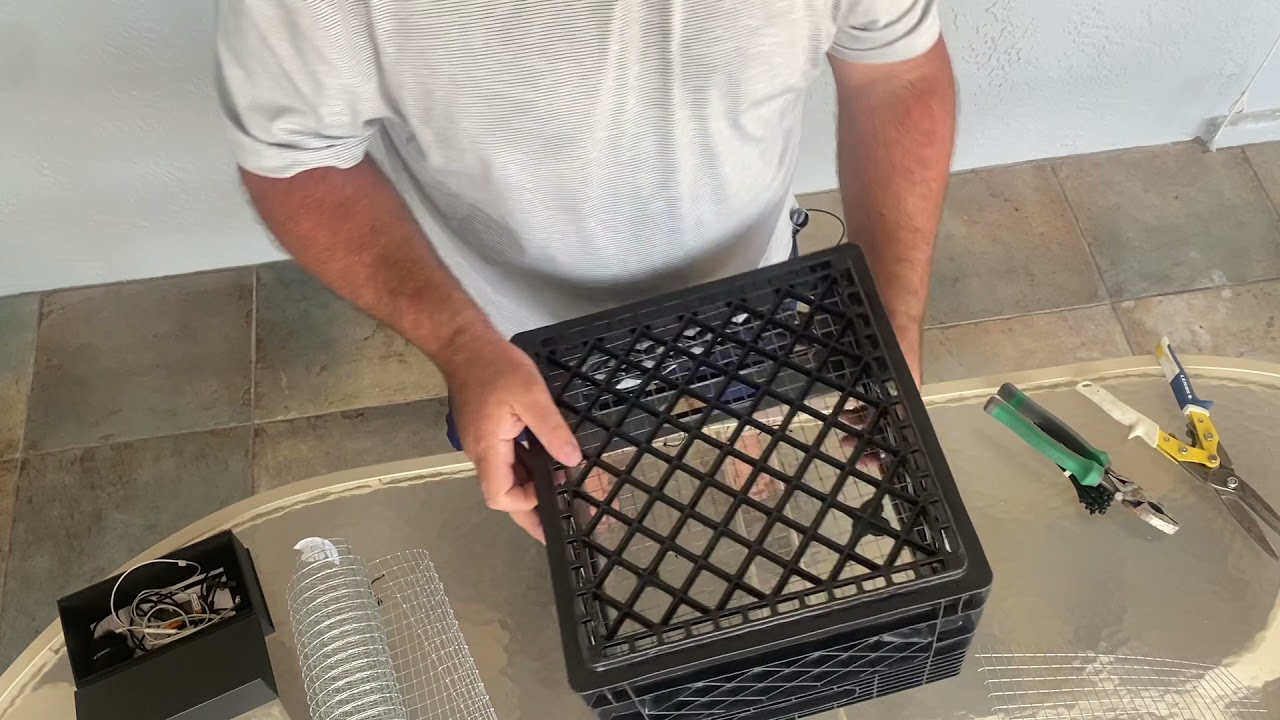 How to make a sand flea box - YouTube