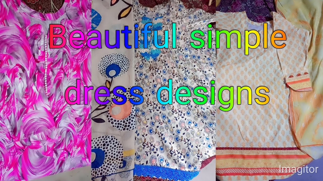 beautiful 😍 and simple dress design#lawn simple design#@mahizaheeer2654 ...