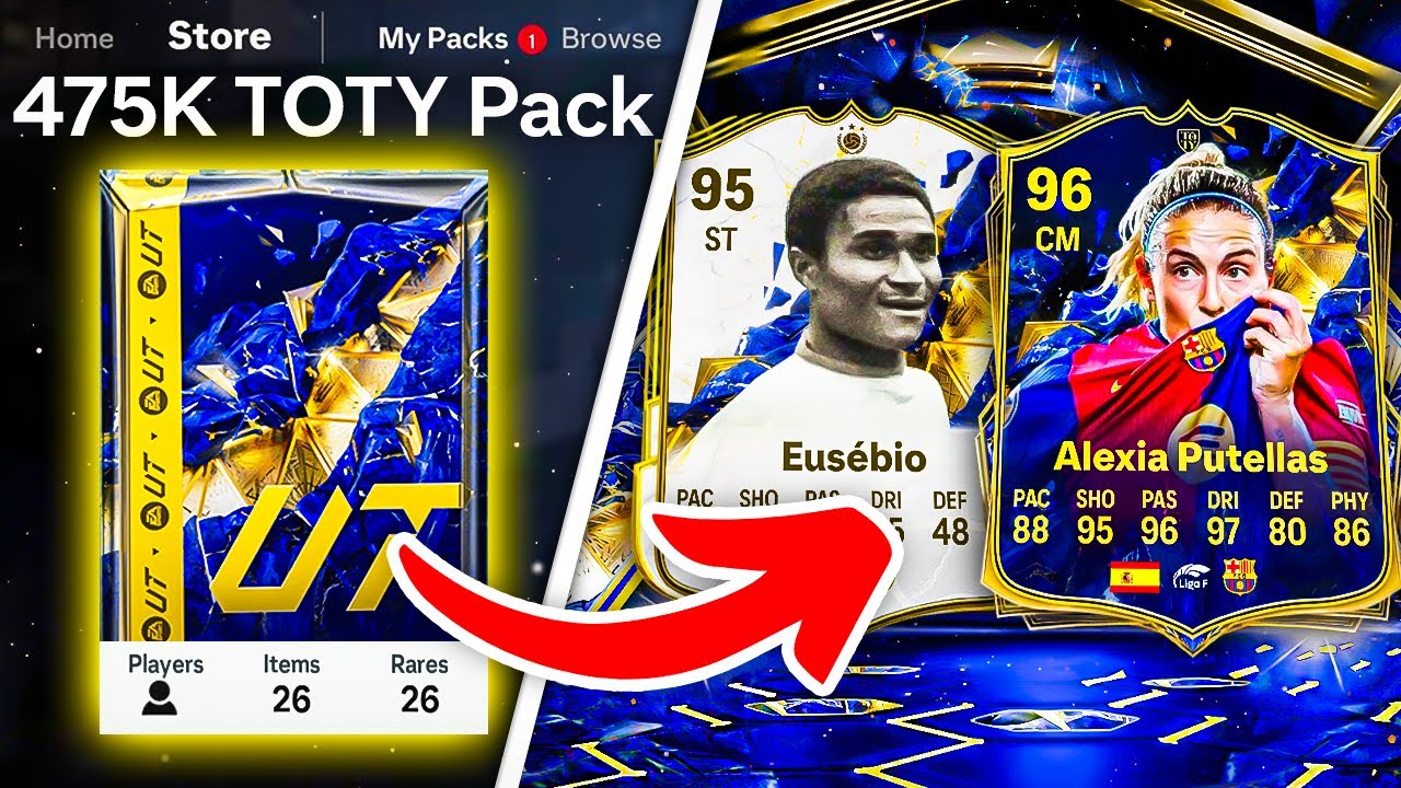 475K TOTY PACKS & PICKS! 😨 FC 25 Ultimate Team - YouTube