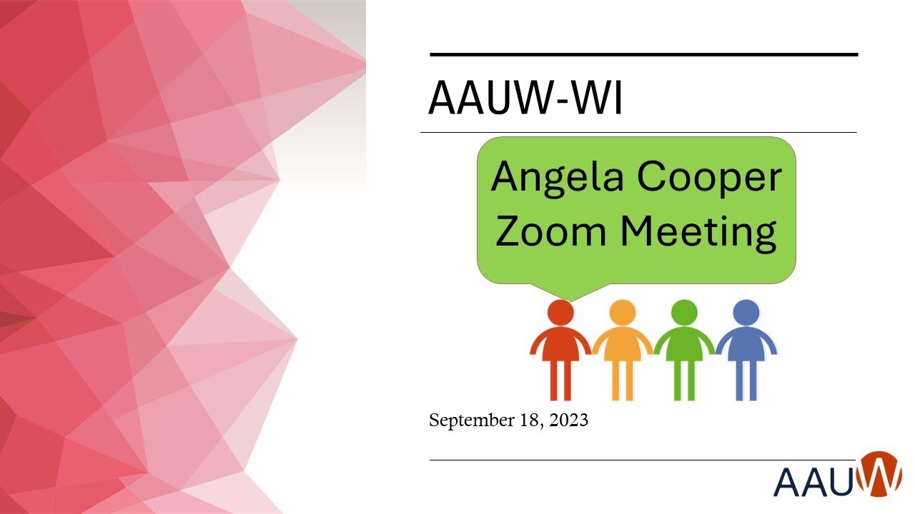 Angela Cooper Zoom Call September 18, 2023 - YouTube