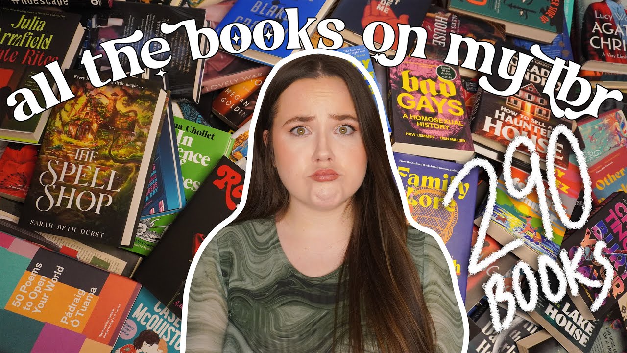 ALL 290 BOOKS ON MY TBR!!📚all my unread books! - YouTube