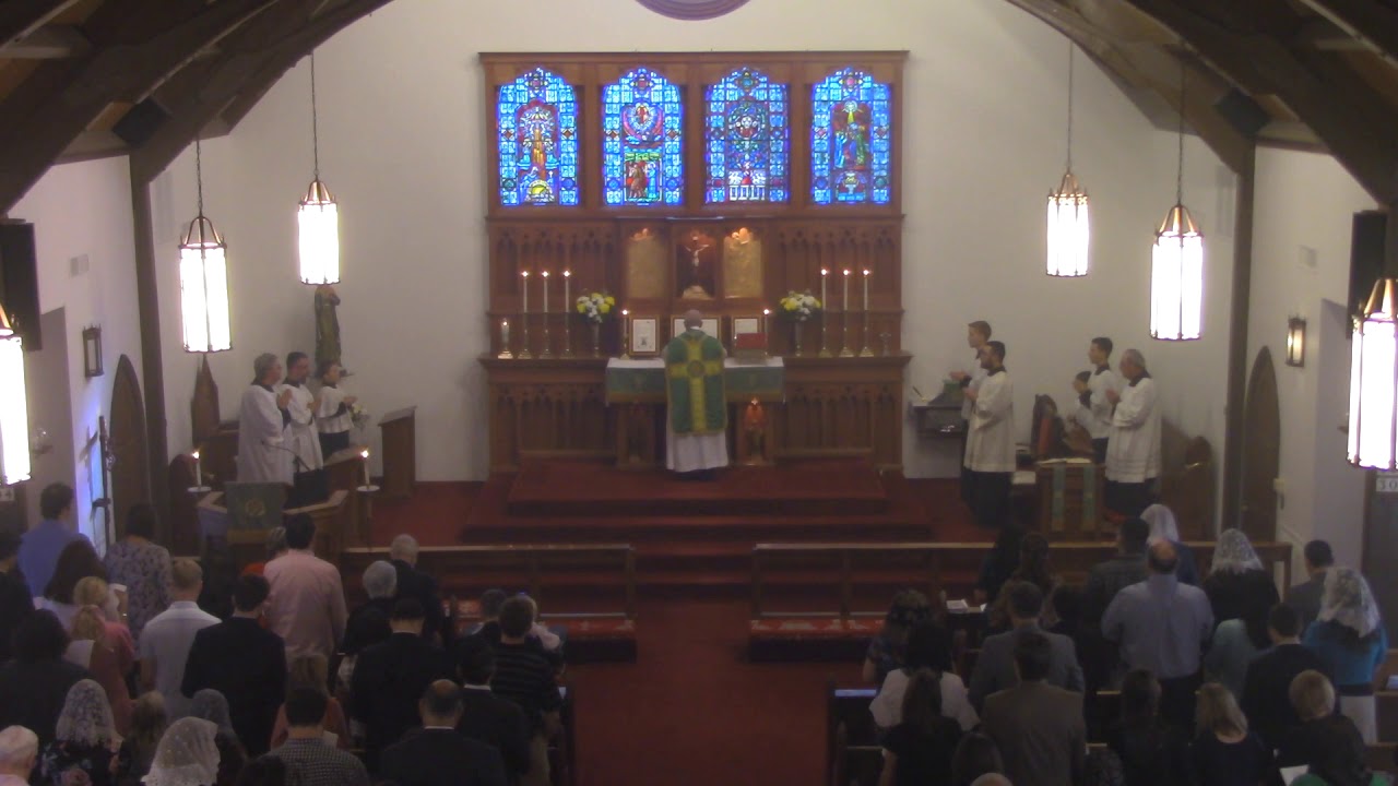 Holy Mass - Nineteenth Sunday after Trinity - October 27th, 2019 - YouTube