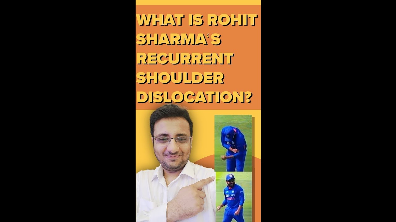 What is Rohit Sharma's Recurrent Shoulder Dislocation? #rohitsharma # ...