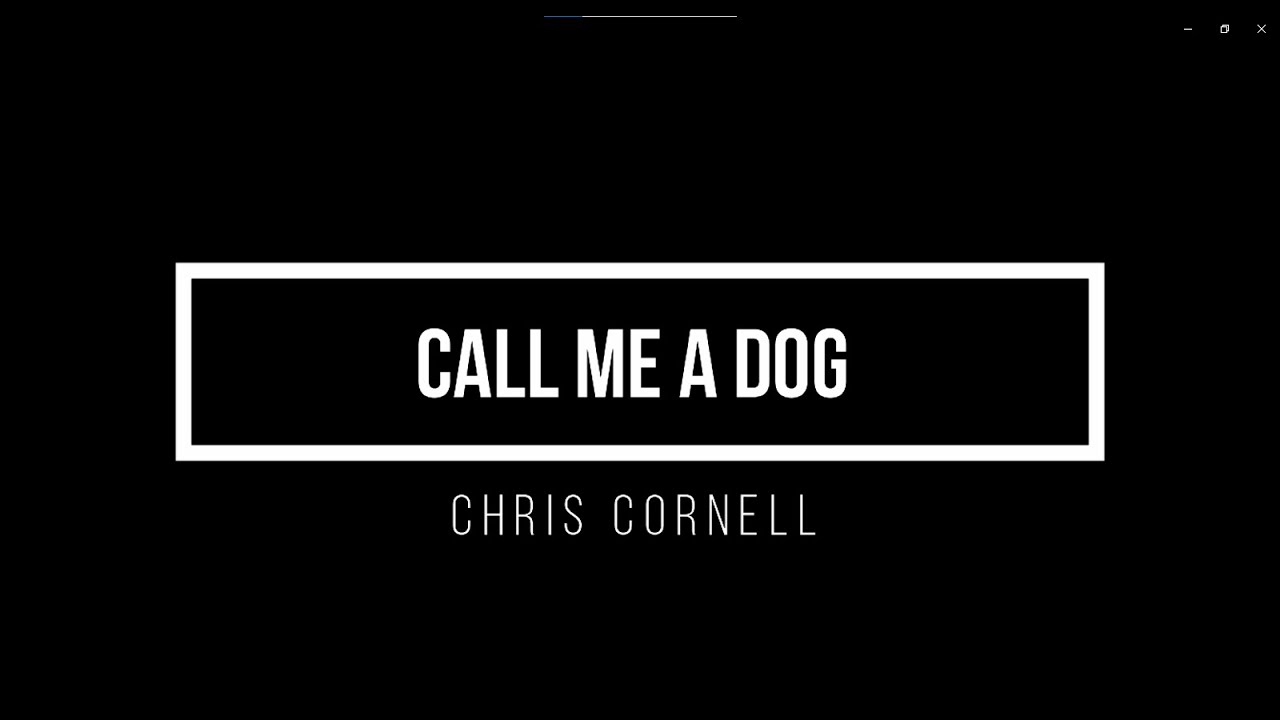 Mamwag plays Call me a dog by Chris Cornell - YouTube