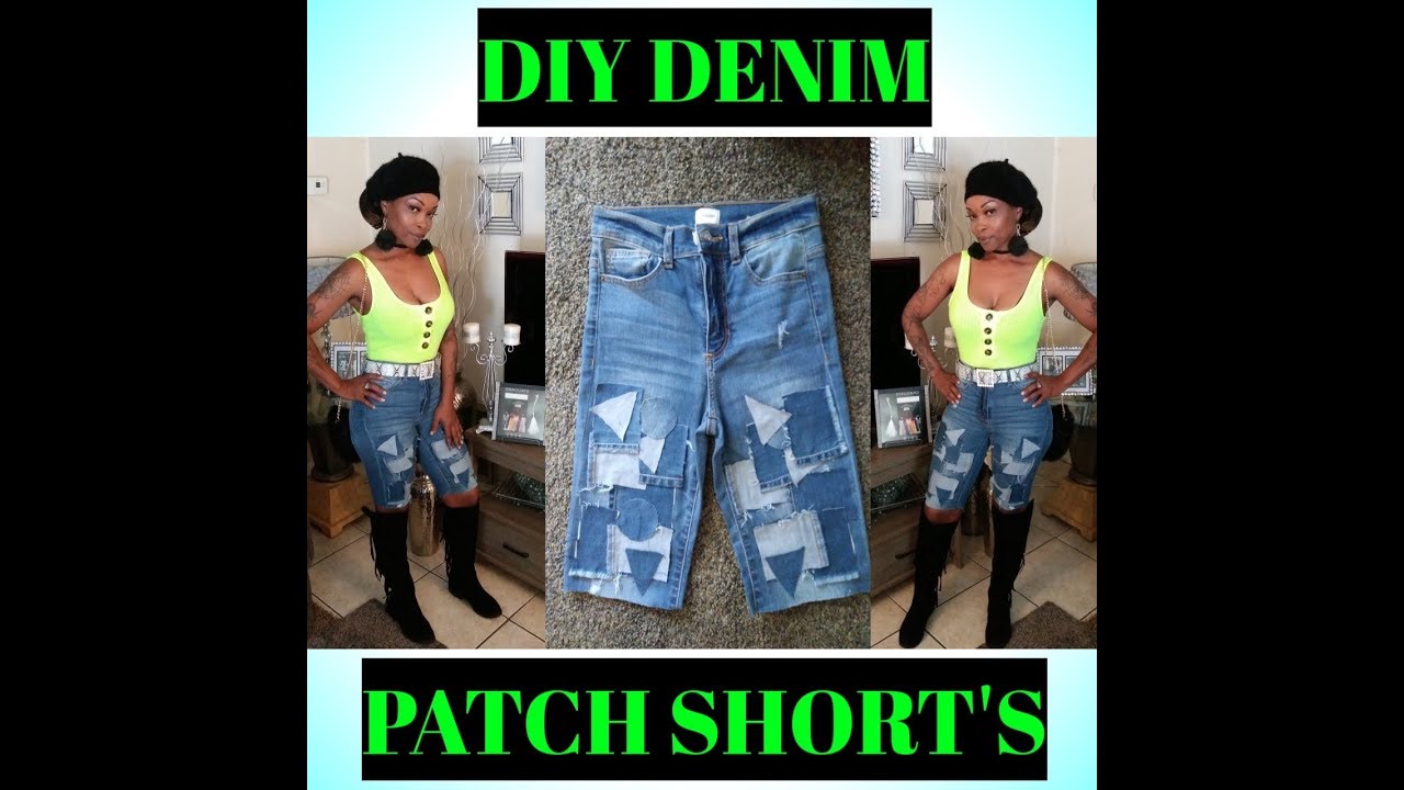 DIY PATCHWORK DENIM JEANS - YouTube
