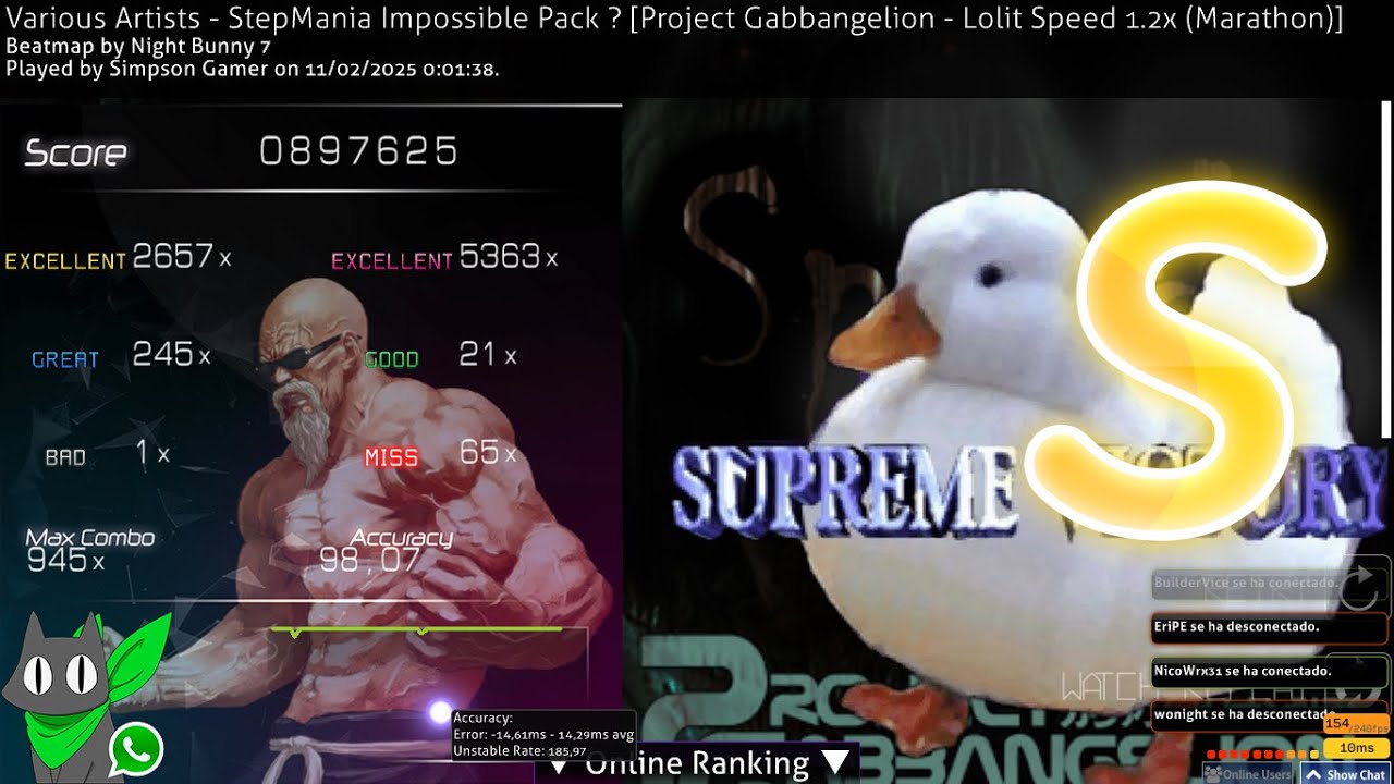 7.64★ DJ Sharpnel - Lolit Speed 1.2x 897K 98.07%! - YouTube