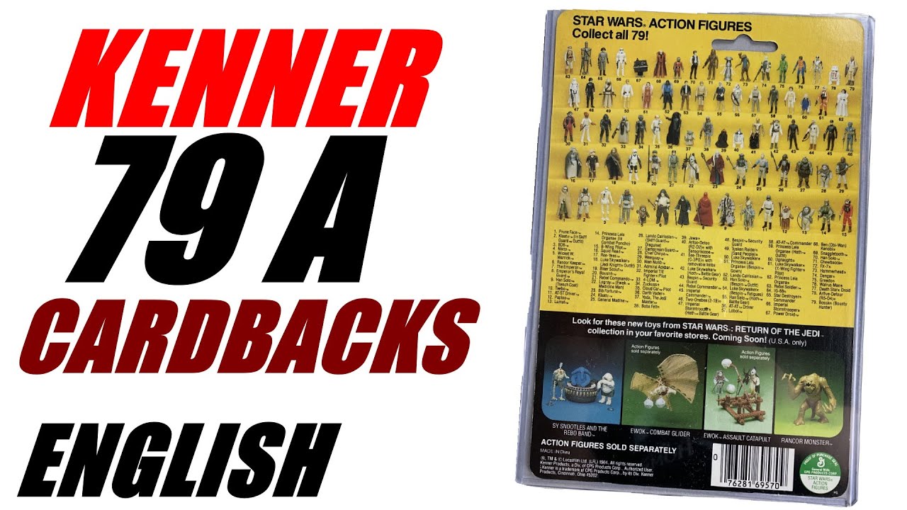 Rare or Not? Guide to Star Wars Vintage Kenner 79A Cardbacks / Card ...
