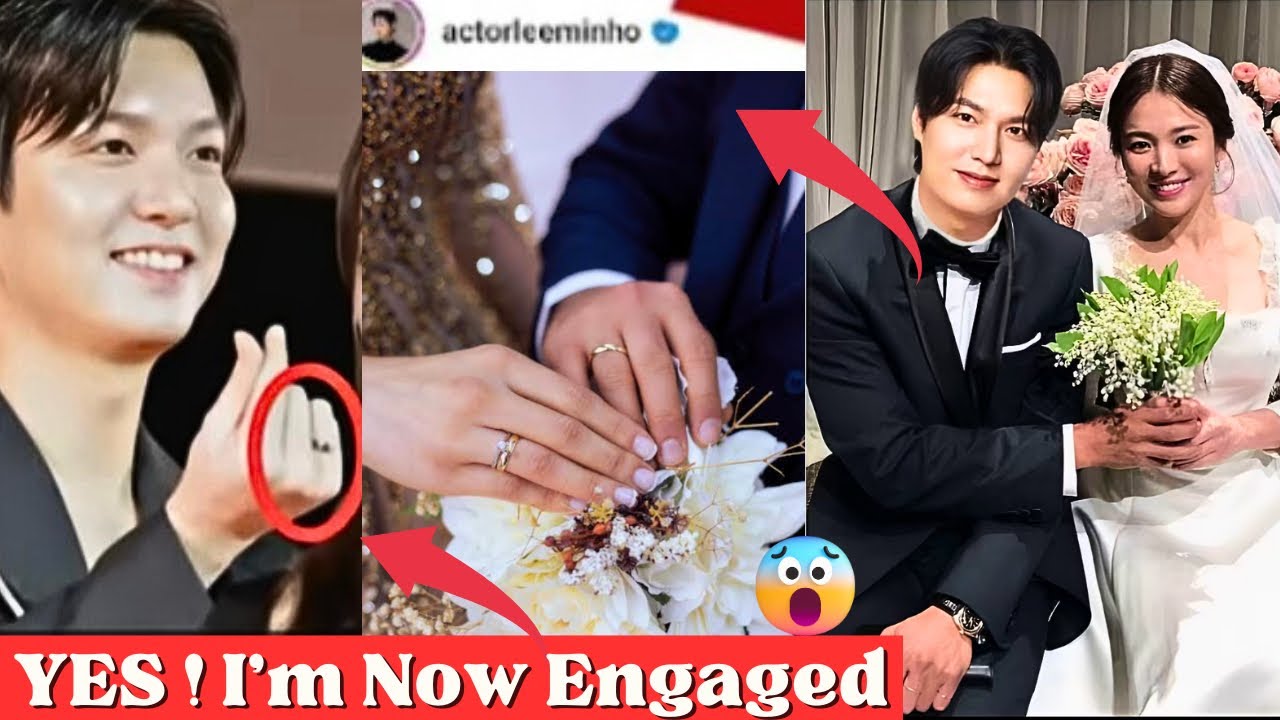 Lee Min Ho Shared Exciting News By Confirming He is Now Engaged To Song ...