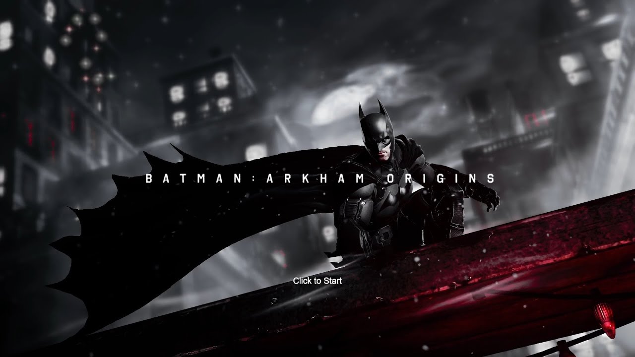 Batman: Arkham Origins - Title Screen - YouTube