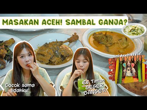PERTAMA KALI COBA MAKANAN ACEH! BEDANYA APA DENGAN NASI PADANG? 아쩨 음식은 빠당 음식과 뭐가 다르죠?