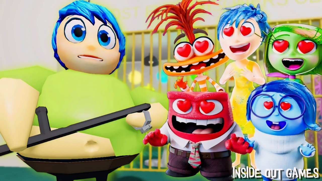 Inside Out 2 Characters ESCAPE INSIDE OUT 2 JOY BARRY'S PRISON RUN in ...