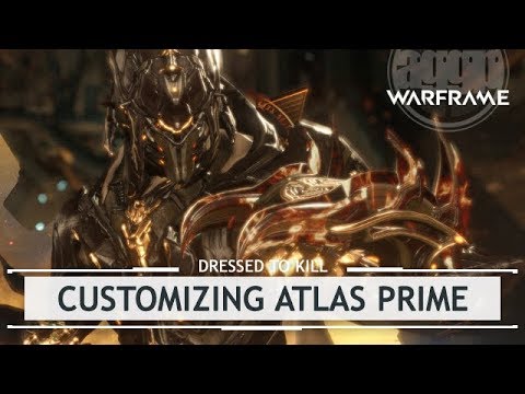 Warframe: Customizing Atlas Prime [dressedtokill] - YouTube