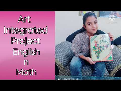 Art integrated project on unity in diversity of math n English  #unityindiversity #Math #english