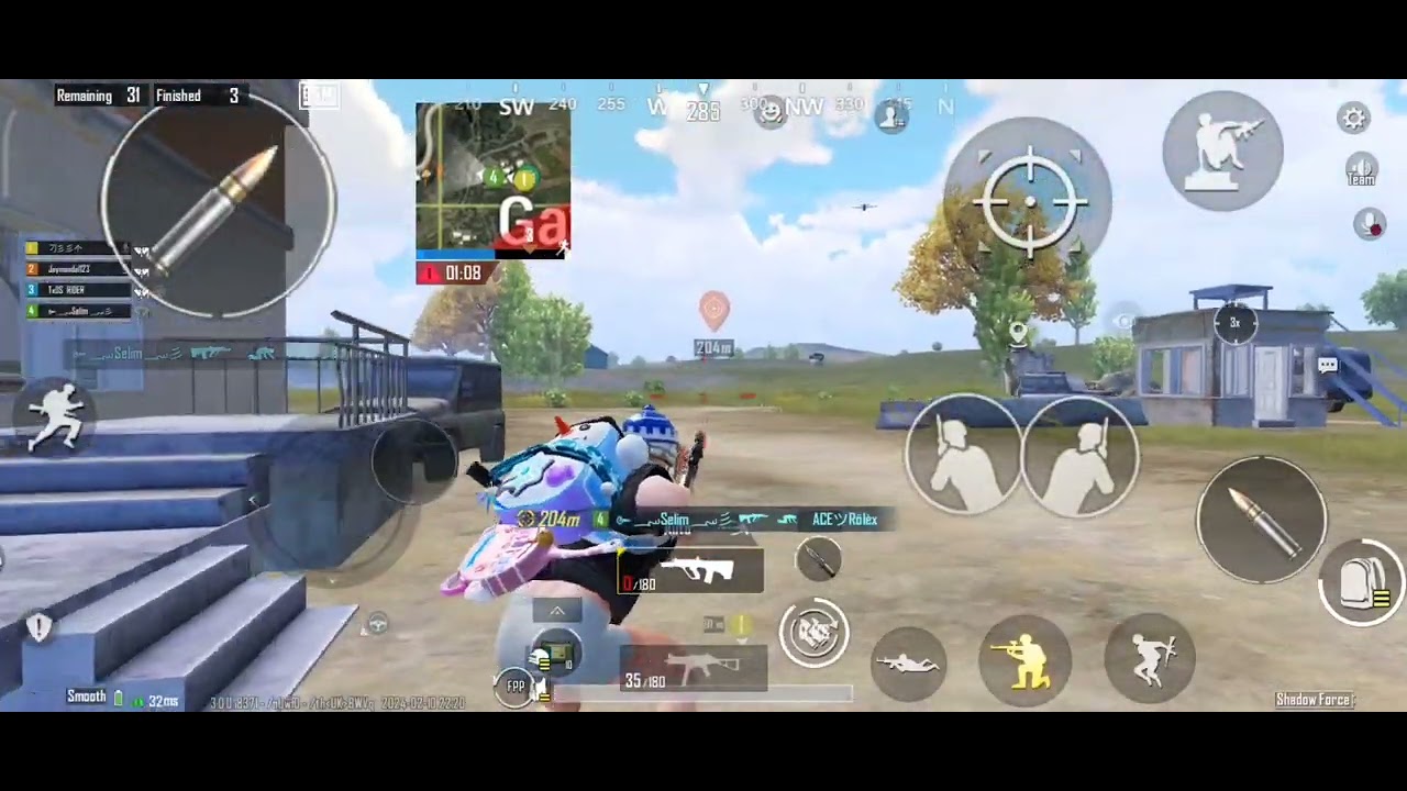 pubg mobile pro player👿 vs pro player👿 game play video - YouTube