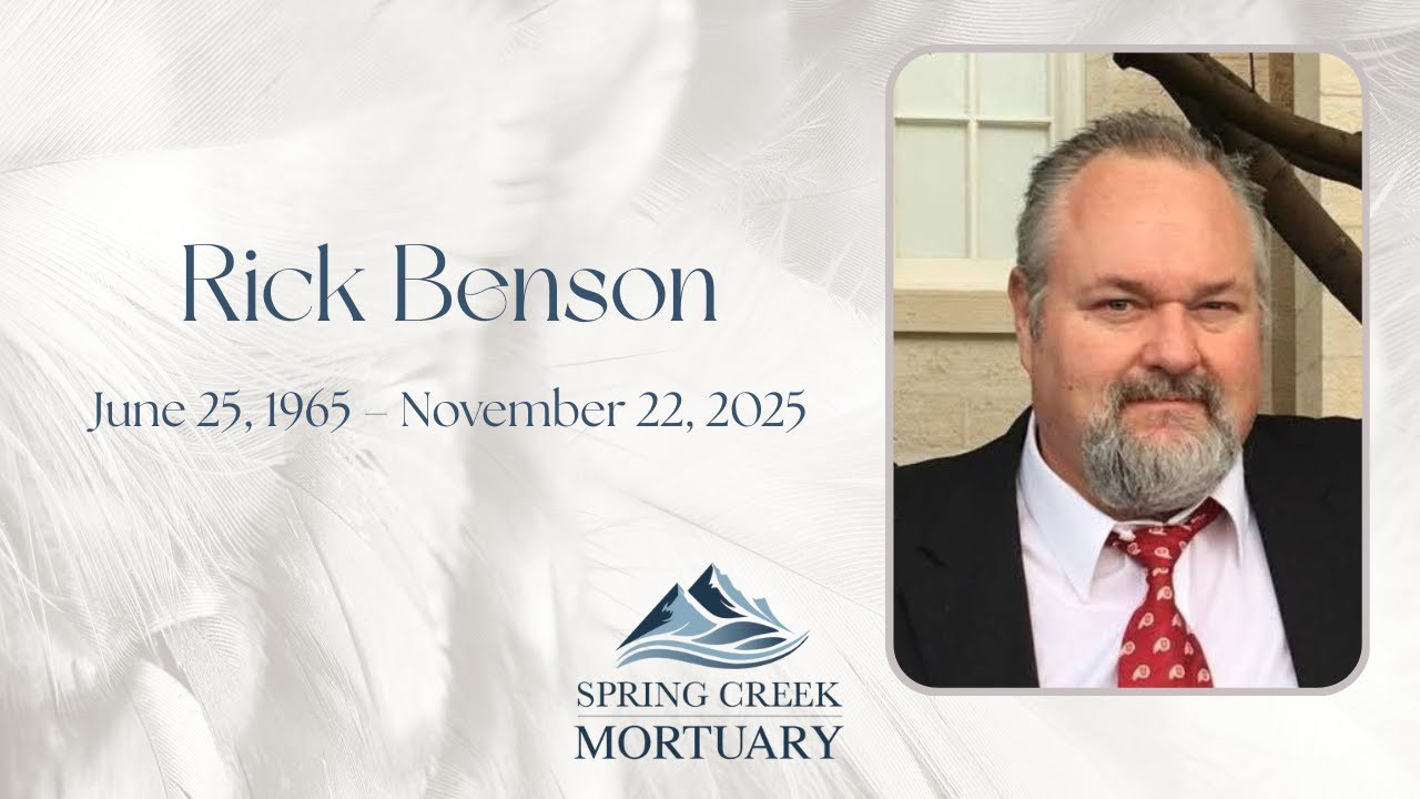 Rick Benson Funeral Service - YouTube