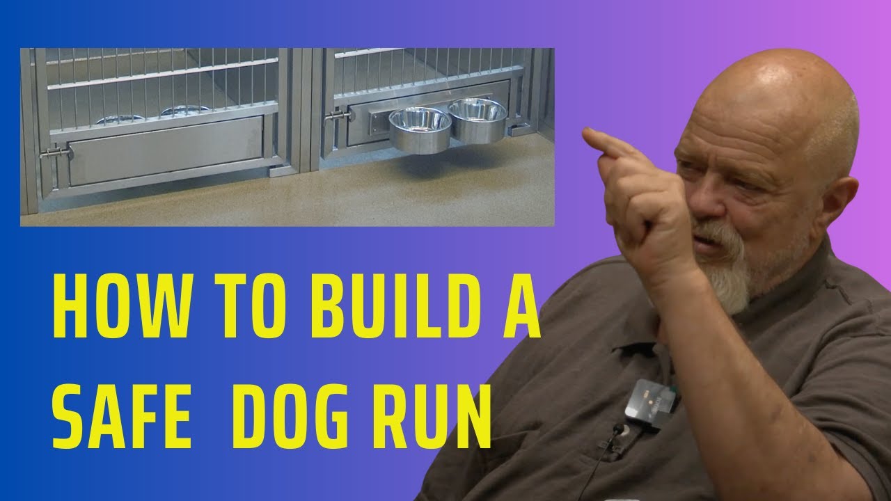 How to Build a Safe Dog Run - YouTube