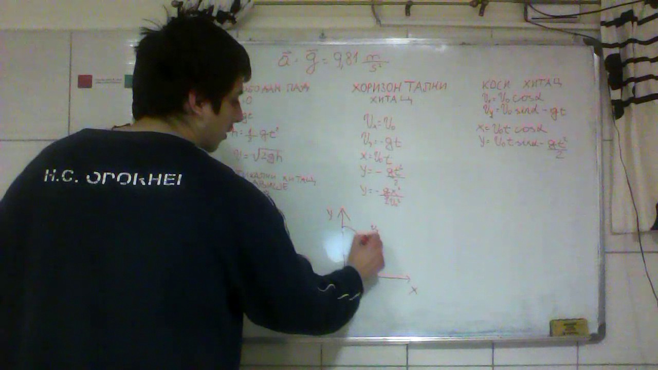 Vertikalni,horizontalni,kosi hitac 1 Visi kurs Fizika - YouTube