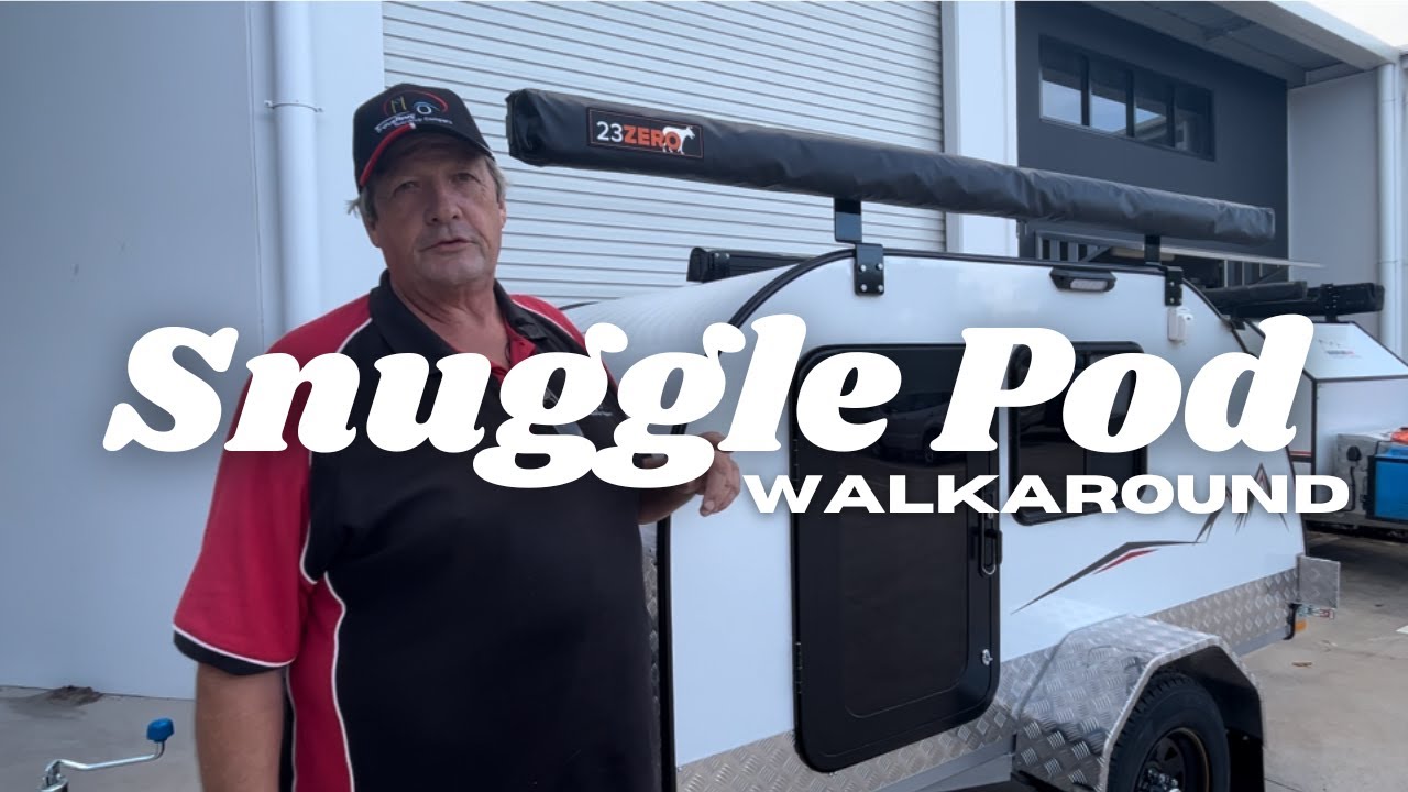 Travelbug Snuggle Pod New 2024 model, Teardrop Camper Walk around - YouTube