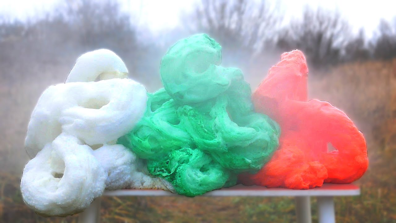 How to Make Colored Elephant Toothpaste - YouTube