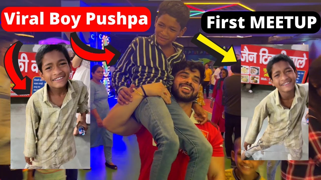 First MEETUP With INSTAGRAM Viral Boy #pushpa #firstvlog - YouTube