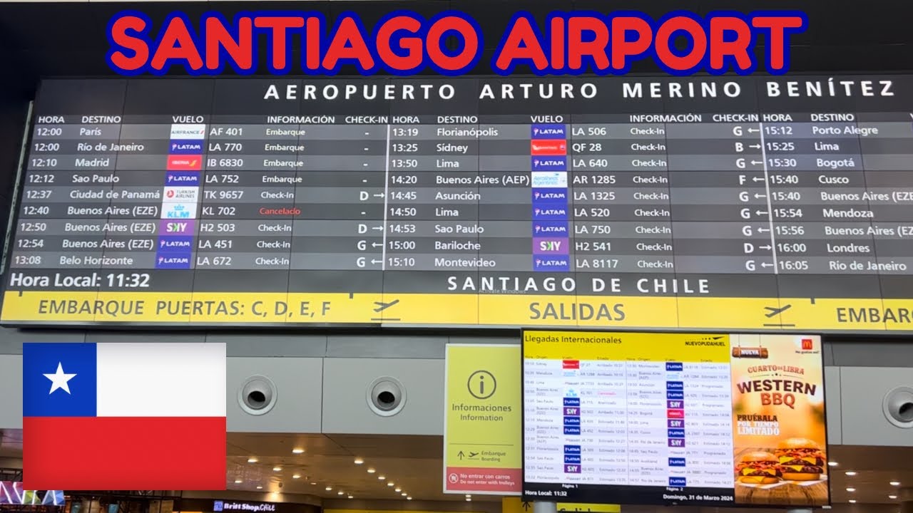 🇨🇱 How to get from SANTIAGO AIRPORT (SCL) to CITY CENTER ️ (and vice ...