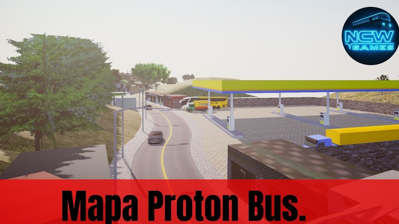 Proton Bus Simulator Mapa | Rota Rural V1 (fase4) - YouTube