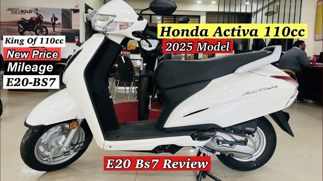 🔥2025 Honda Activa 110cc Base Model Review | On Road Price- Mileage New ...