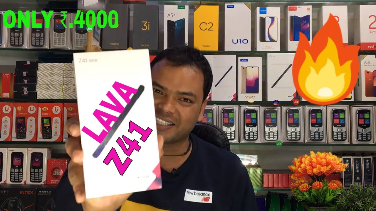 Lava Z41 Unboxing 🔥First Impressions🔥 in Hindi - YouTube