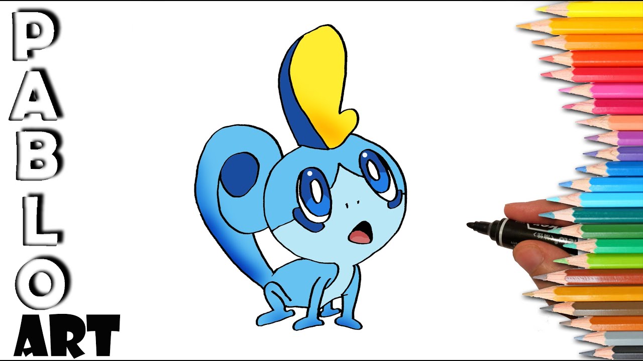 How to draw Sobble from Pokemon | Learn to Draw step by step - YouTube