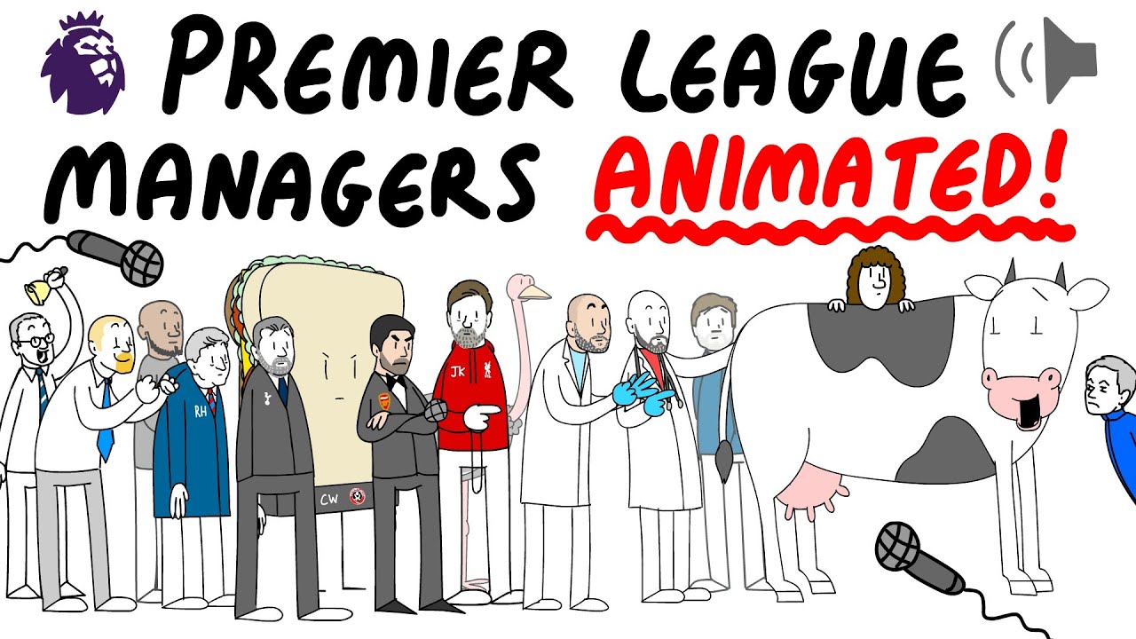 Premier League Managers, Animated! - YouTube