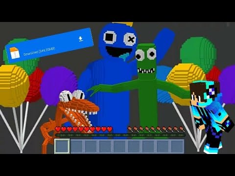 MOD/ADDON DO RAINBOW FRIENDS PARA MINECRAFT BEDROCK 1.19!! - YouTube