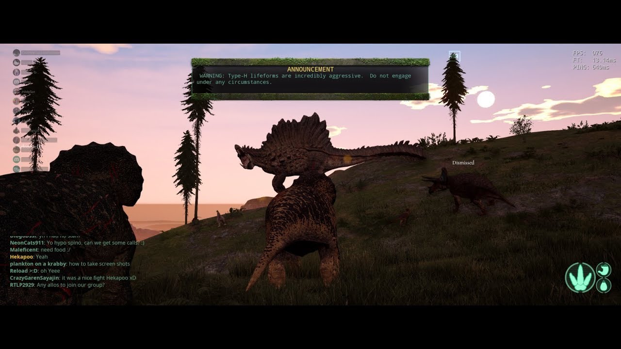 The Isle Type-H Spino + Rex vs TRIKES - YouTube