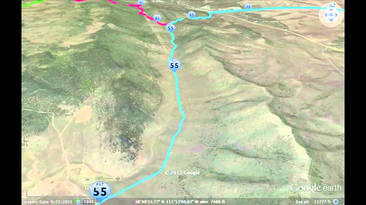 Paiute ATV Trails Map ibook 3d tour of trail PST 55 3D TOUR 720p - YouTube