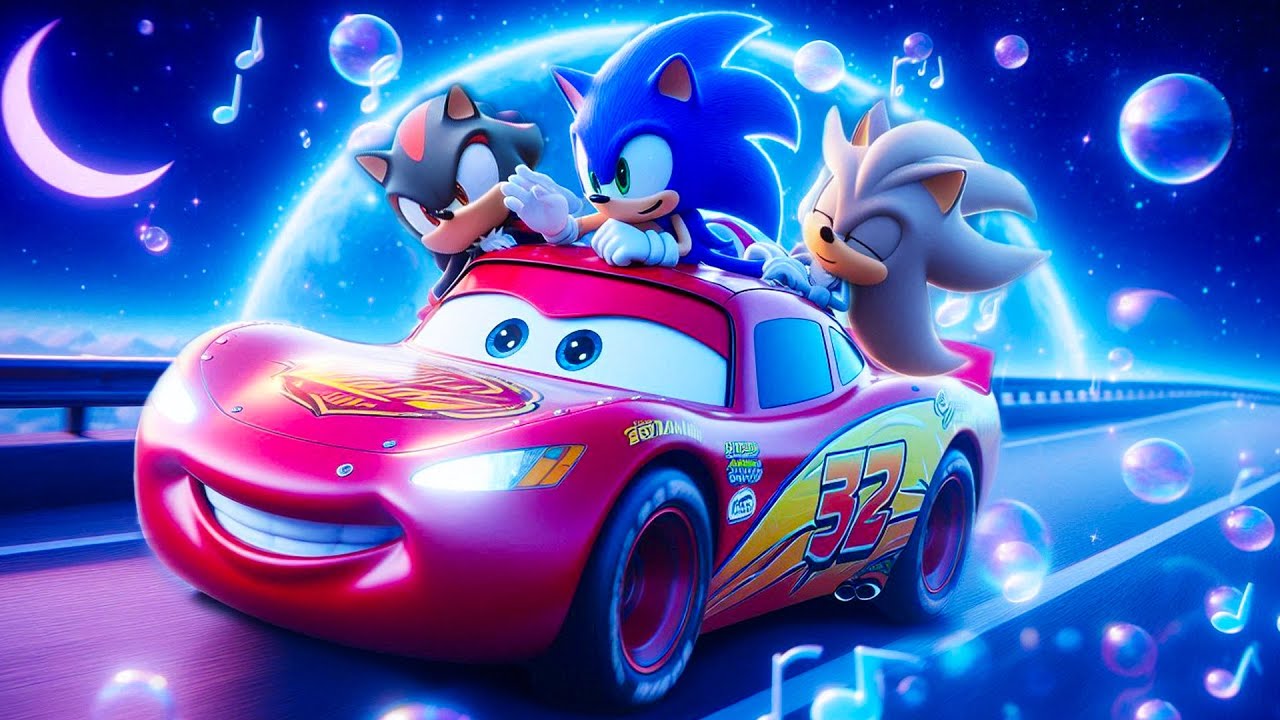 Healing Sleep Music with Sonic 🎶 Stop Overthinking, Healing of Stress ...