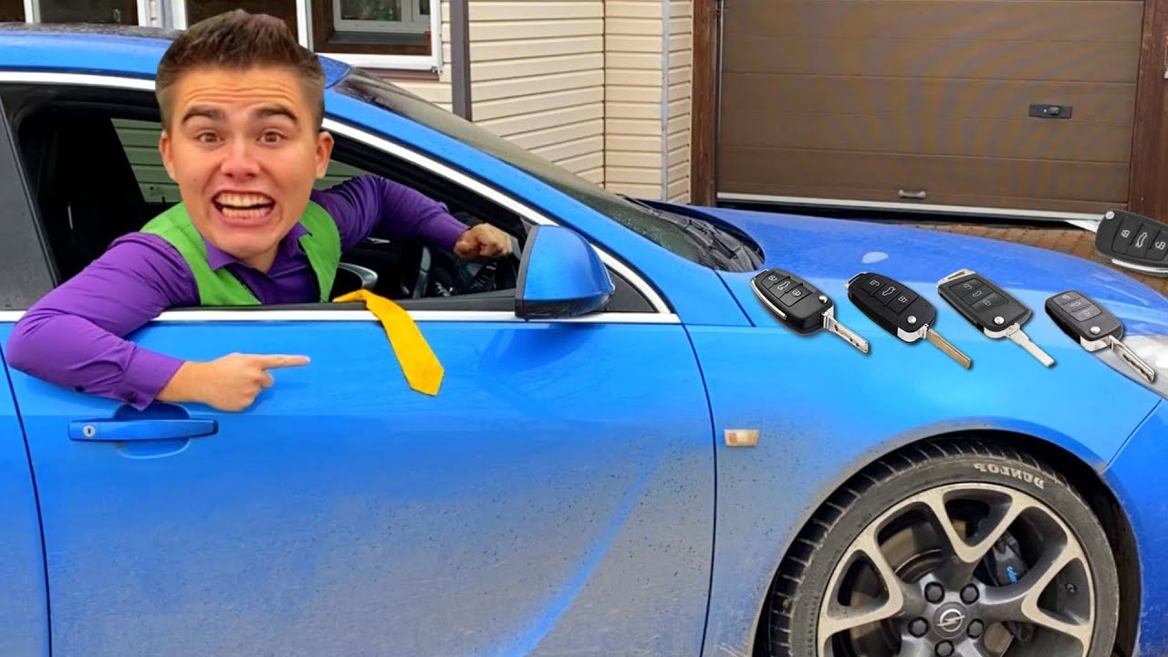 Car Keys from Opel OPC VS Racer Mr. Joe & Mr. Joker Found Car for Kids ...
