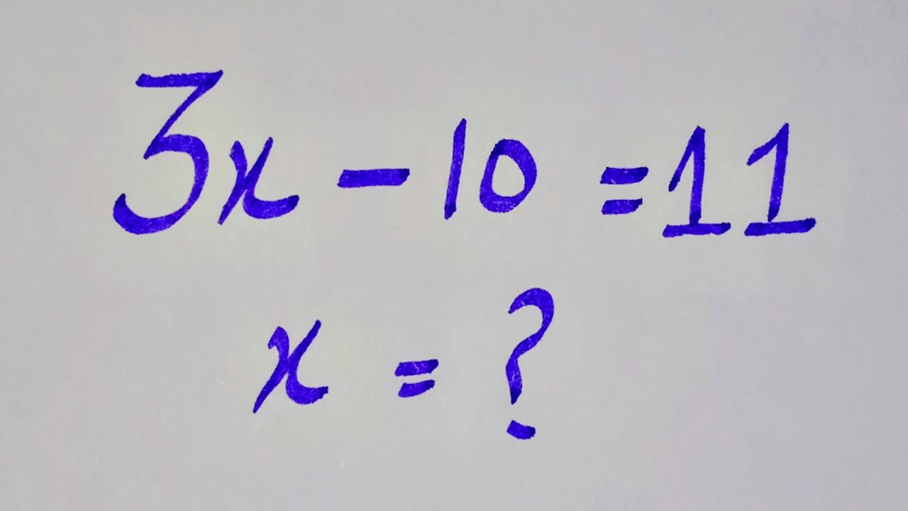 Math Olympiad Best Solution | Basics Value Of X | Math Master Plus ...