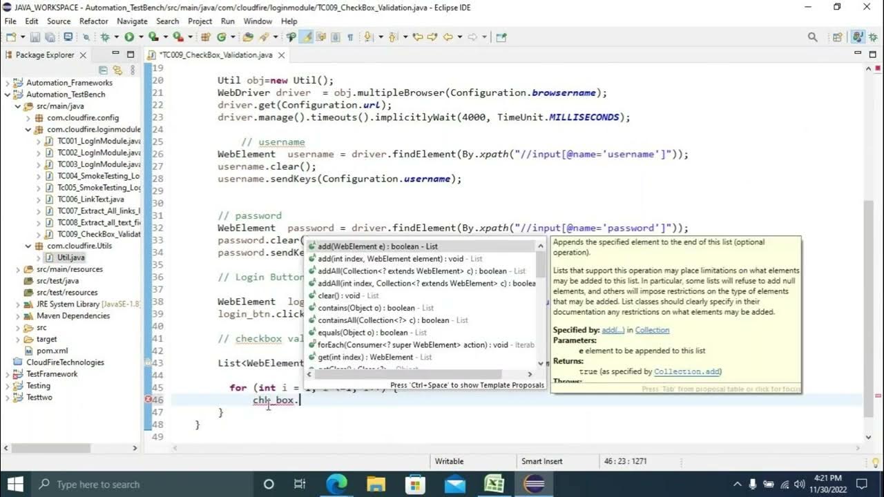Day42 Select Checkbox In Selenium Webdriver Youtube