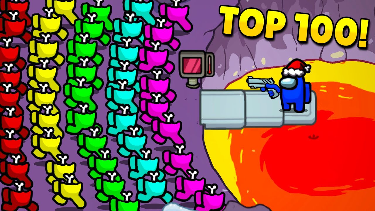 TOP 100 FUNNIEST FAILS IN AMONG US - YouTube