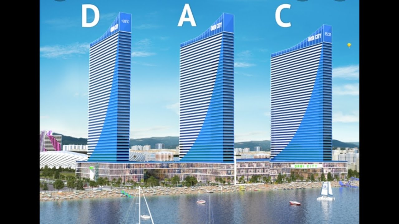 ПРОДАНА!block D Orbi City Tower Batumi, 28 м2. Вид на фонтаны, юстицию ...