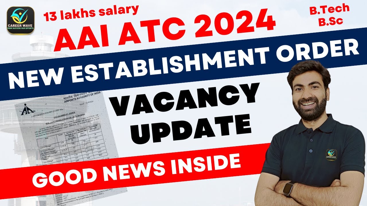 🔴 AAI ATC Sanctioned Strength Update 2024 | New Establishment Order ...