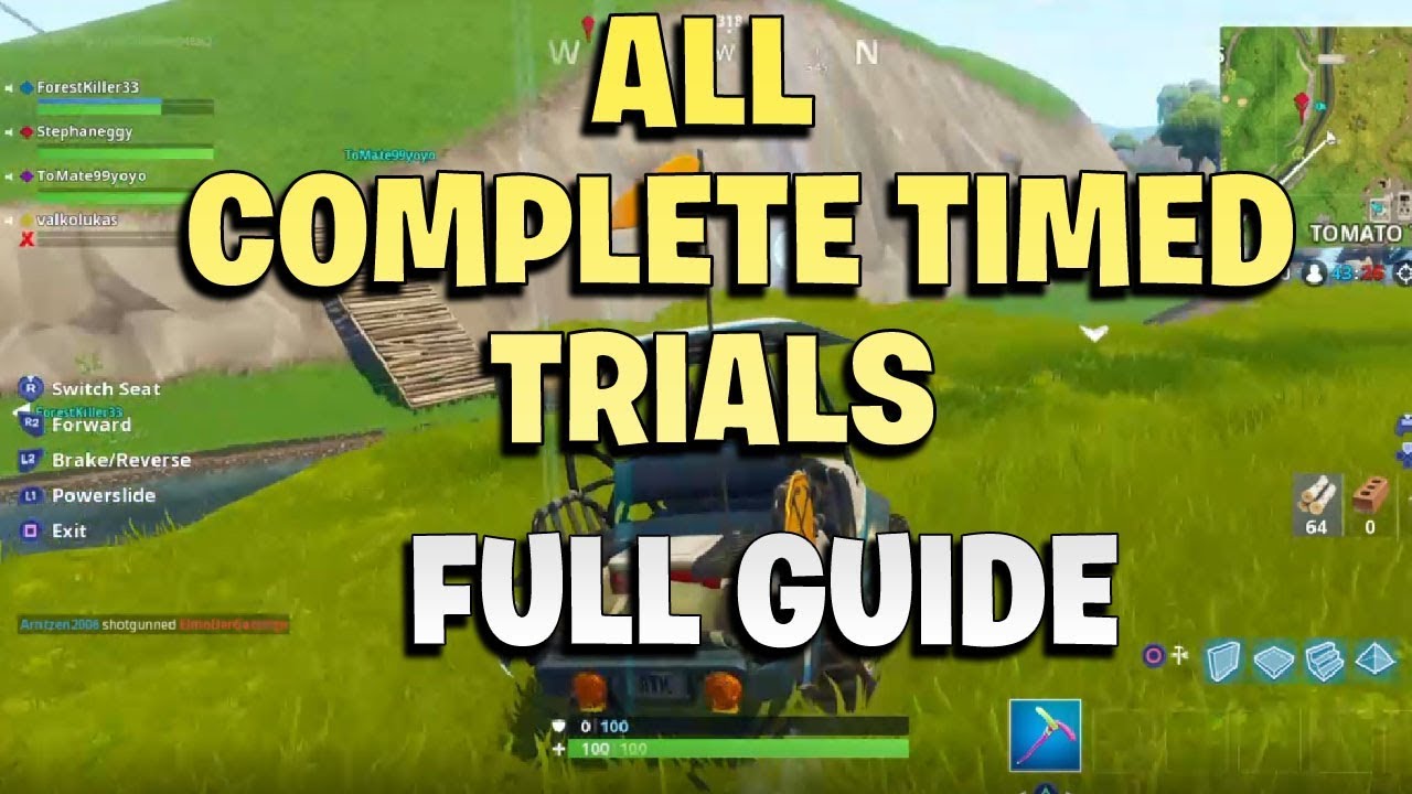 ALL Complete Timed Trials - All trial locations guide - YouTube