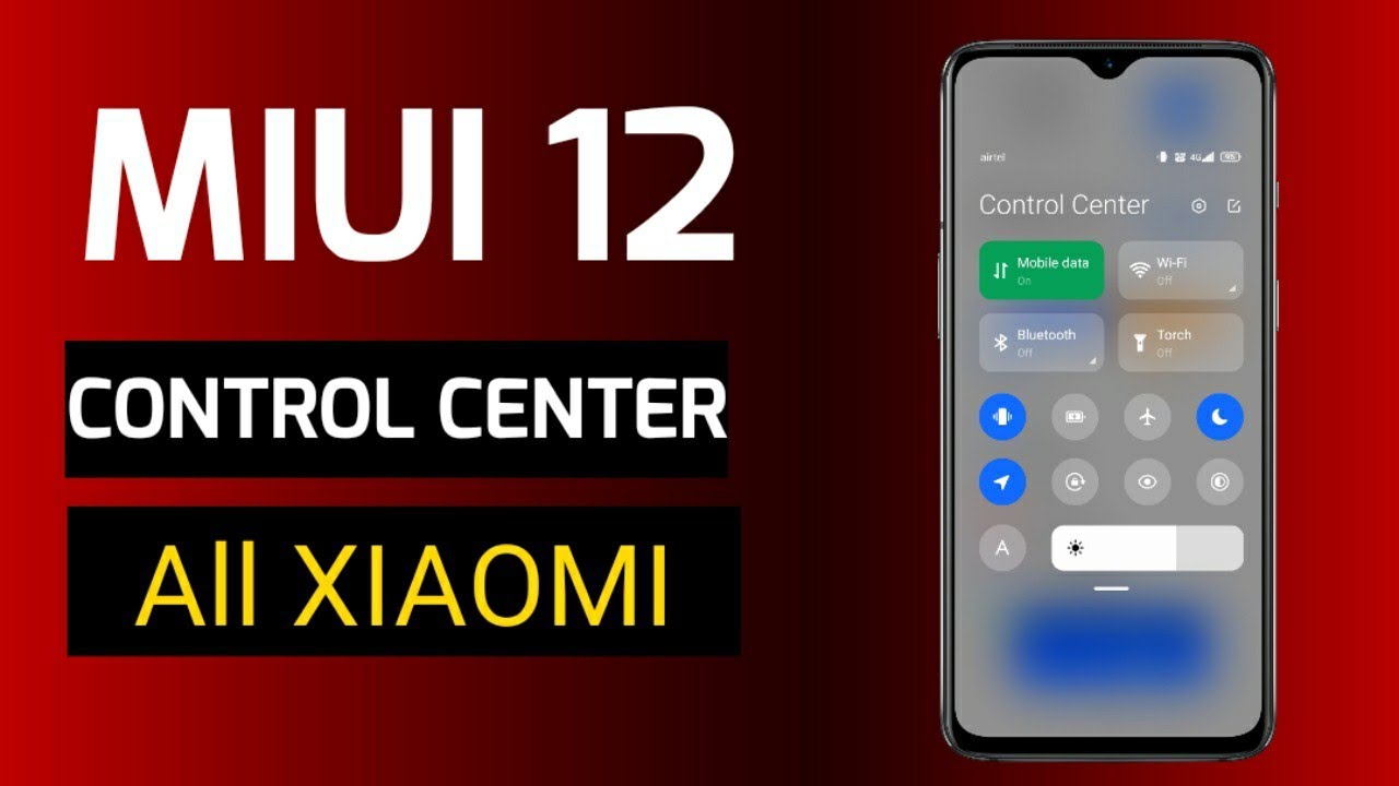 Enable MIUI 12 Control Center in any Xiaomi Devices | MIUI 12 Control ...