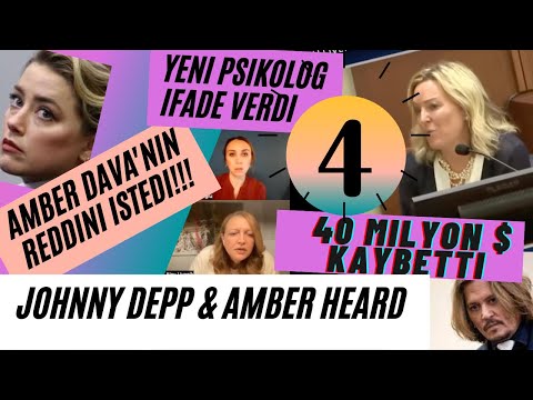 4 | Johnny Depp & Amber Heard 4. Bölüm iftira davası 2022 | türkce mahkeme